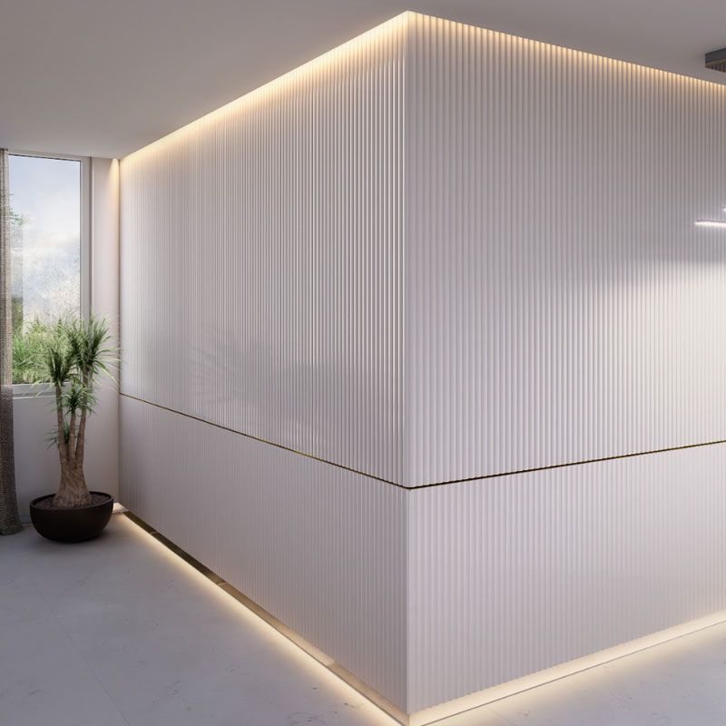 Epsilon Revestimiento De Pared Roller 250 X 13mm X 2,75 m Bl...