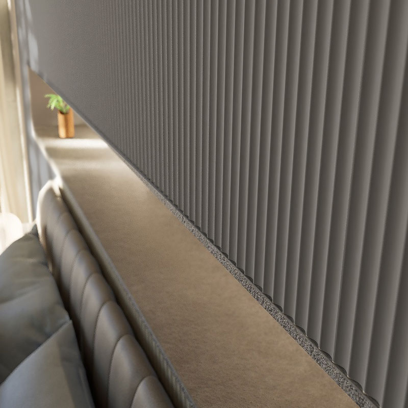 Epsilon Revest De Pared Roller 250 X 13mm X 2,75m Gris Siber...